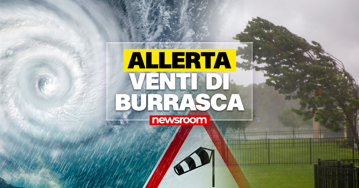 Meteo, FORTE BURRASCA in arrivo con venti oltre i 100 km/h e onde FINO ...