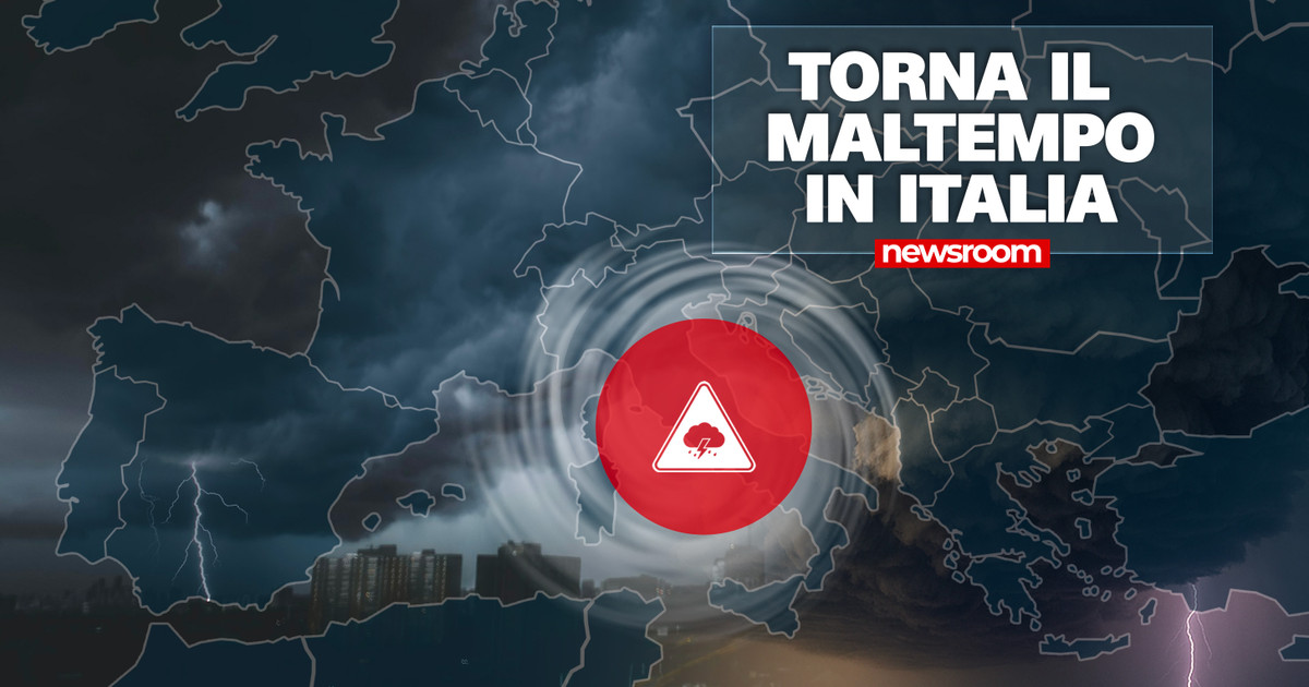 Meteo, torna il Maltempo con Pioggia e Vento a partire da oggi: ecco le ...