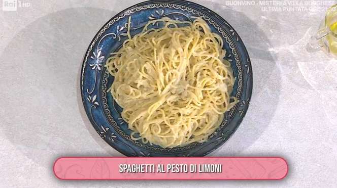 È Sempre Mezzogiorno del 14 Maggio – Spaghetti al pesto di limoni di ...